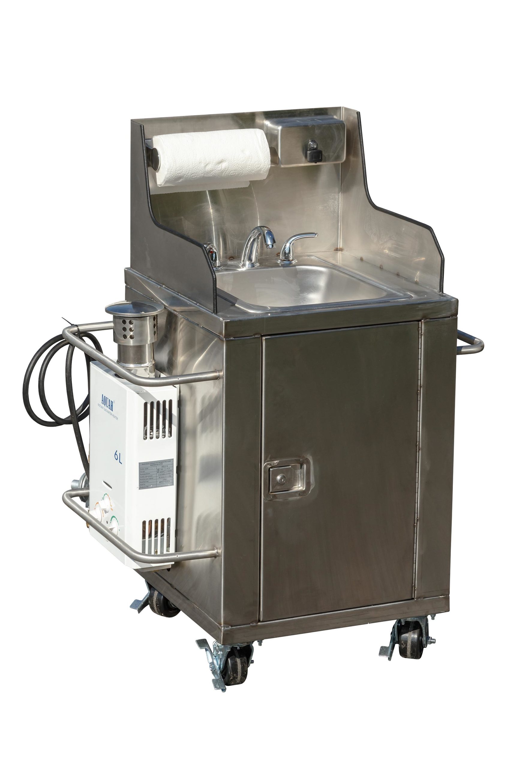 Meadow Creek 1-Bowl Hand Wash Sink with LP Water Heater - Smokehouse ...