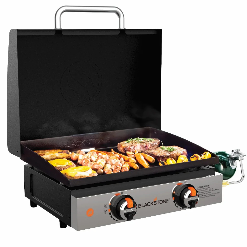 Blackstone 22" Tabletop Griddle With Lid - Smokehouse Grills and Supply