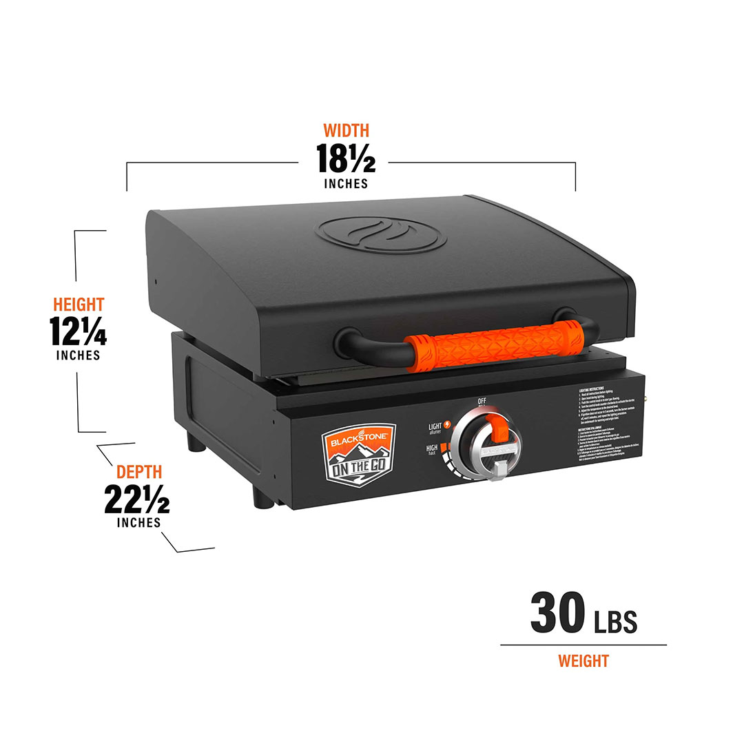 Blackstone 17" Tabletop Griddle With Lid - Smokehouse Grills and Supply